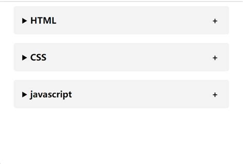 用html5 css3来制作折叠面板 知乎