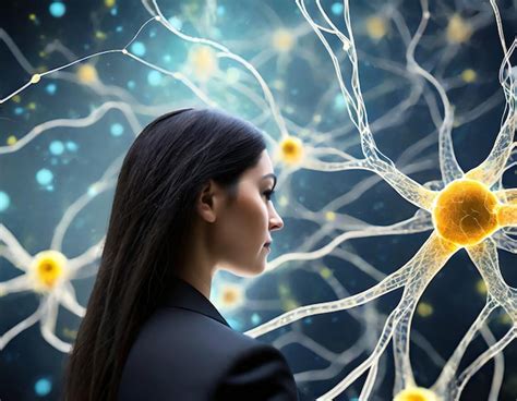 Premium Photo Neuron Cells Neural Network Under Microscope Neuro Research Science Brain Signal