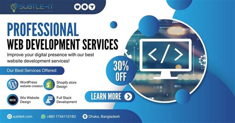 Template Subtle It Web Development For Businesses Of All Sizes