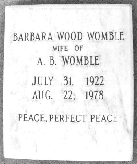 Womble Barbara Ann Salem Congregation