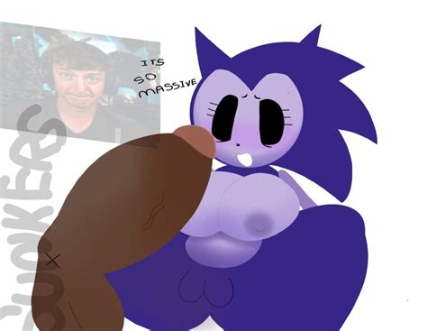 Rule 34 Dialogue Digital Art Disembodied Penis Majin Sonic Nude