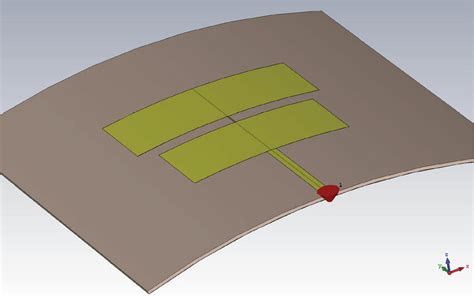 Cst Design Model Of The Resultant Antenna Design Download Scientific