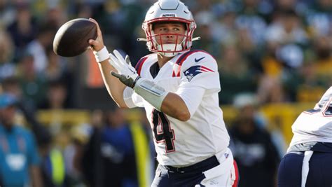 Bailey Zappe 3 Reasonable Expectations For The New England Patriots
