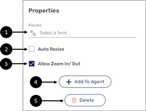 Media Components Properties Components Properties