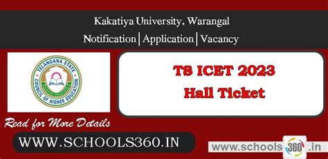 TS ICET Complete Details Application Form Dates OFF