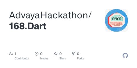 Github Advayahackathon168dart