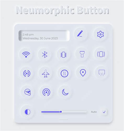 Premium Vector Neuromorphic Design User Interface Elements And Collection Of Neuromorphic Buttons
