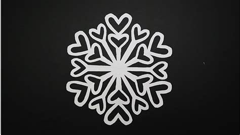Heart Shaped Snowflake