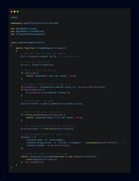 With Laravel You Can Easily Create Your Own Audio Stream The Benefits