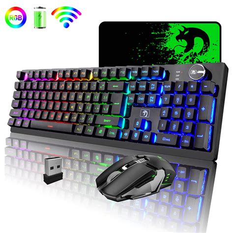 And Mouse Rgb Wireless Gaming Keyboard