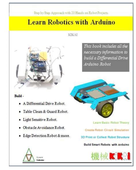 Buy Learn Robotics With Arduino Step By Step Approach With 20 Hands On Projects Book Online At