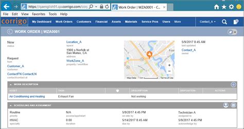 Create Work Order In C