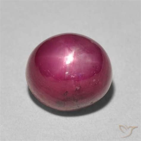 5 96ct Natural Jam Red Star Ruby Oval Opaque