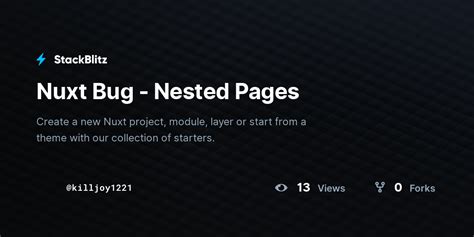 Nuxt Bug Nested Pages Stackblitz