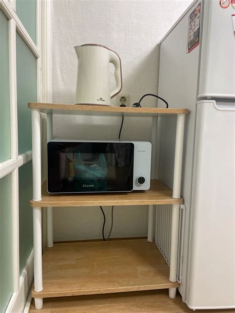 선반전자레인지 커피포트 팔아요 당근 중고거래