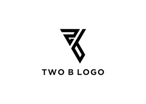 Premium Vector Two B Logo Design Vector Illustration