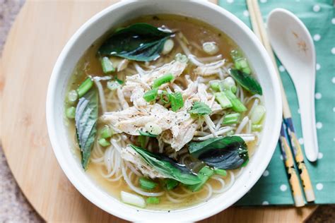 Vietnamese Chicken Pho Soup Recipe Pho Ga Vietnamese Noodle Soup