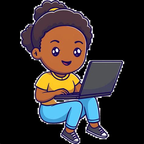 Black Woman Coding With Cheerful Expression Emoji Ai Emoji Generator