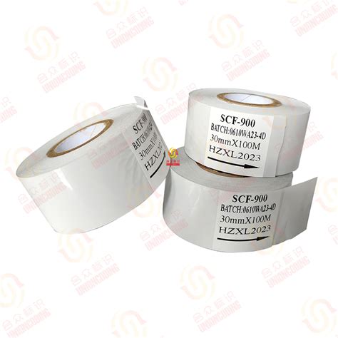 30mm 100m White Hot Coding Ribbon