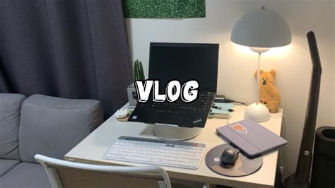 Vlog 자취 직장인 브이로그 복층원룸 재택근무 홈오피스 랜선집들이 자취요리 오늘의집 복층원룸 인테리어 Youtube