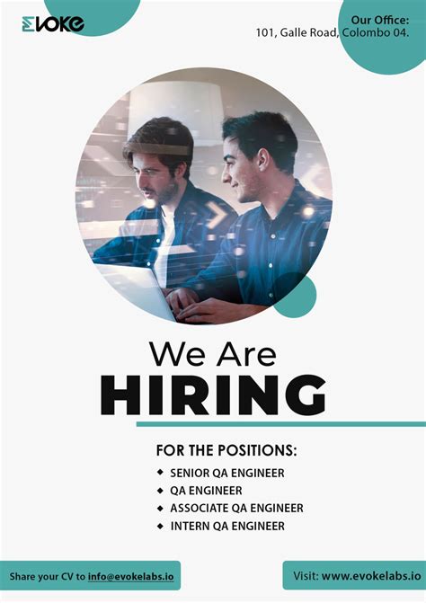 Hiring Hiringimmediately Seniorqaengineer Qaengineer Evoke Labs