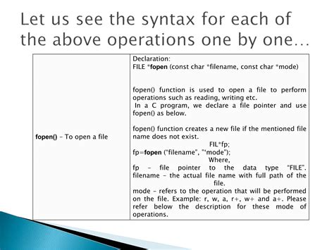Advance C Programming Unit 4 File Handling In C Pdf
