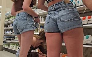Denim Shorts Sexycandidgirlstop