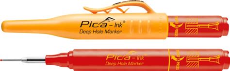 Маркер фирменный с длинным носиком Pica Ink Deep Hole Marker, 150/40 ...