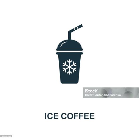 아이스 커피 아이콘 커피가 게 아이콘 컬렉션에서 프리미엄 스타일 디자인입니다 Ui와 Ux가 픽셀 완벽 한 아이스 커피 아이콘입니다 웹 디자인 애플 리 케이 션 소프트웨어에