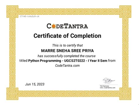 Sneha Sree Priya Marre On Linkedin Codetantra Hi All I Am Happy To