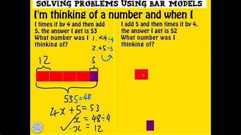Solving Two Step Equations Using Bar Models Practice Tessshebaylo