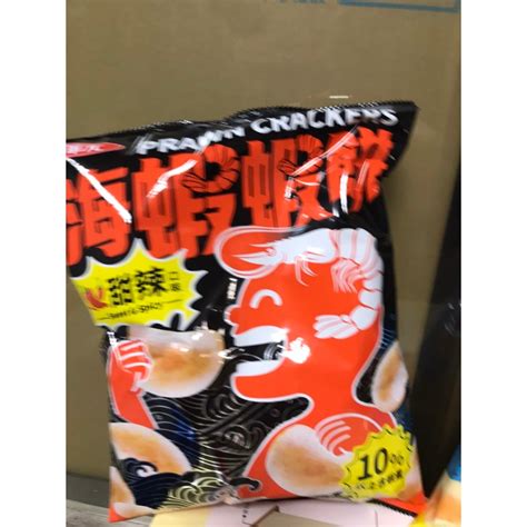 ~省錢叔叔~華元 海蝦蝦餅 經典原味 甜辣口味 120g 大包裝 家庭號 蝦餅 零食 蝦皮購物