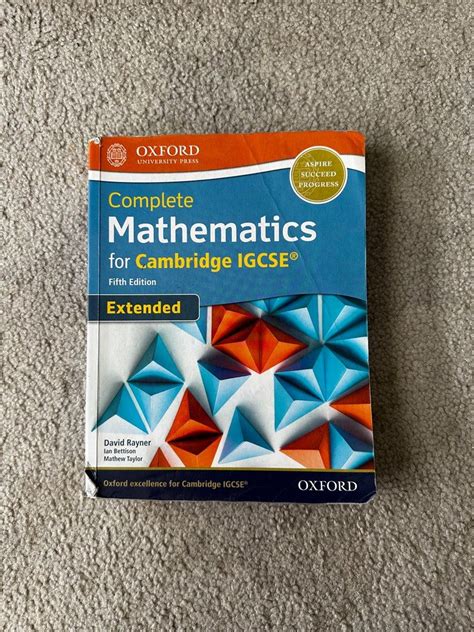 Complete Mathematics For Cambridge Igcse 5th Edition Extended Hobbies And Toys Books
