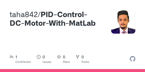 Github Taha842pid Control Dc Motor With Matlab