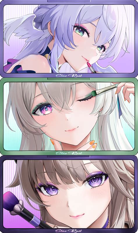 Firefly Robin And Herta Honkai And 1 More Drawn By Kottungyang