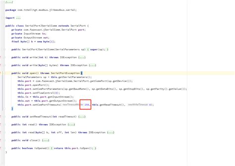 inconsistency between the source code and the published jar results in rtu access timeout