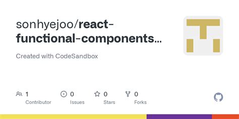 Github Sonhyejooreact Functional Components Props Created With