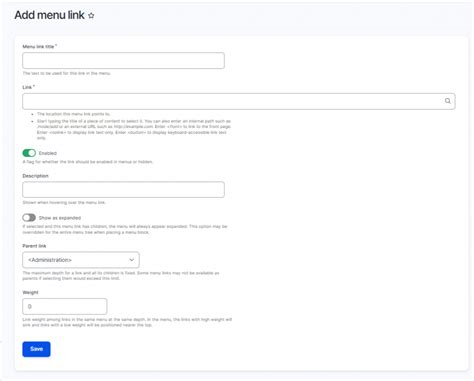 How To Create And Manage Menus In Drupal Bay20 Software