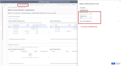 Manage Additional Charges [mark New] In Advance Bank Reconciliation In