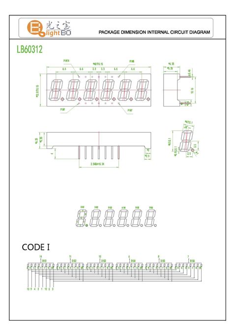 6 Digit Led Display 6 Digit 7 Segment 6 Digit Small Size Led Display 6 Digit Display From China