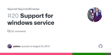 Support For Windows Service · Issue 20 · Squirrelsquirrelwindows