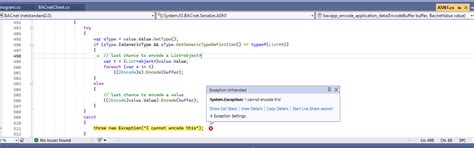 Exceptionschedule Property Write · Issue 131 · Ela Compilbacnet