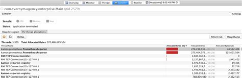 Getting Memory Leak Adding Snapshot Of Our Analysis · Issue 746 · Kamon Io Kamon · Github
