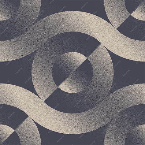 Premium Vector Ultra Modern Graphic Seamless Pattern Trend Vector Dot Work Abstract Background