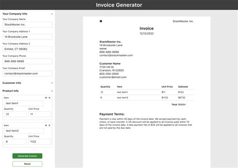 Invoice Generator