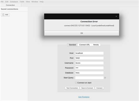 connect to database snap version · issue 83 · paxa postbird · github