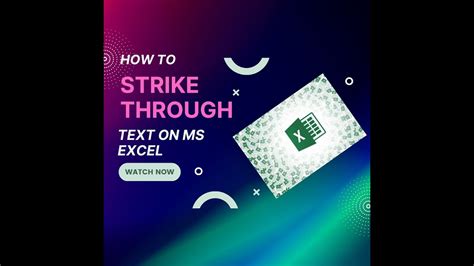 How To Strike Through Text In A Cell On Ms Excel Exceltutorial Exceltips Exceltricks Excel