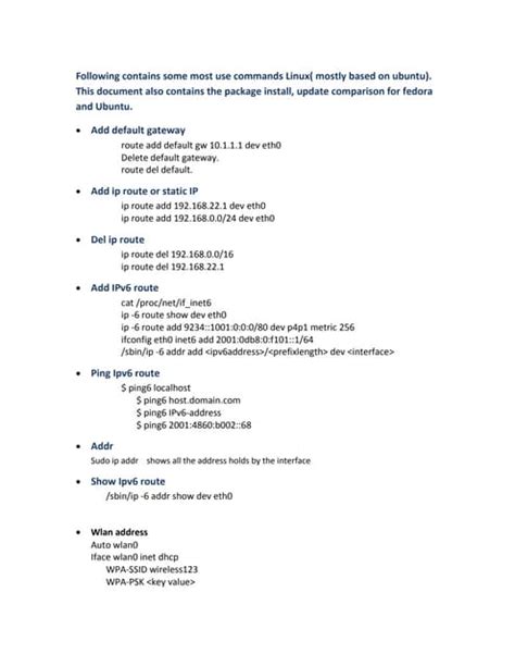 Basics Ubuntu Commands Pdf Operating Systems Computer Software And Applications