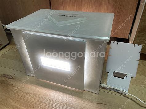 젬라이트박스 판매 주얼리촬영누끼컷용 삼각대조명플래시 중고나라