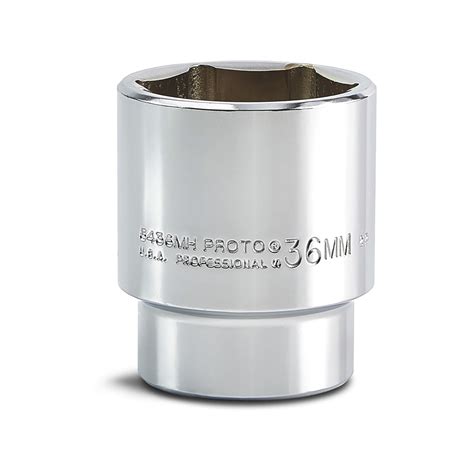 Proto 1 2in Drive 36mm Deep Socket 12 Point Model J5336m Northern Tool